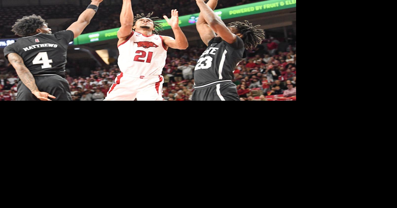 Hogs edge Mississippi State behind strong games by Aidoo, Wagner ...