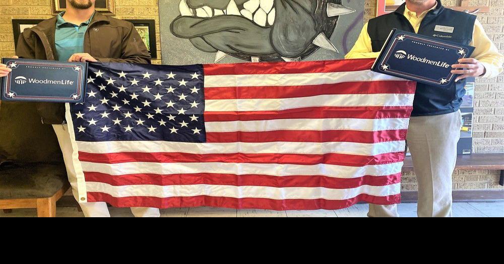 St. Joseph receives new flags from WoodmenLife | News | thecabin.net