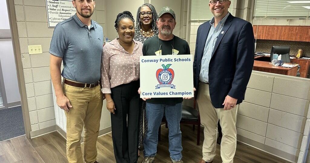 Conway names two new Core Values Champions | News | thecabin.net