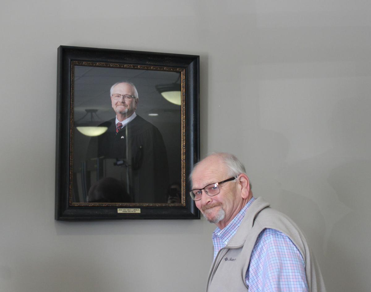 Judge Ed Clawson surprised with portrait after serving 25 years | News ...
