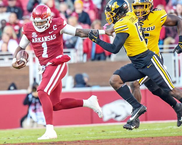 Razorbacks end season with a thud, fall to Missouri 48-14 | Sports ...
