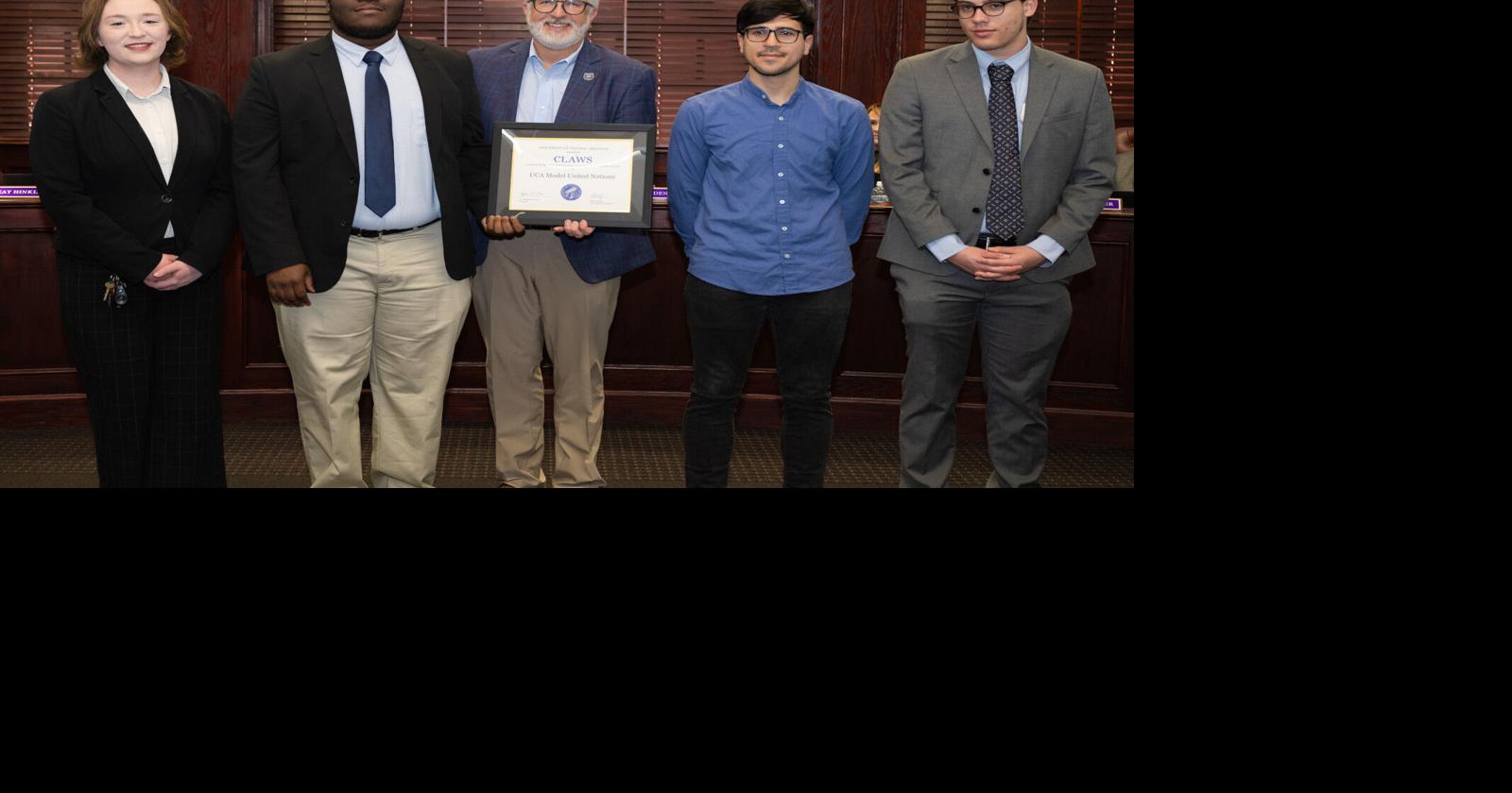 UCA Model UN recognized as December CLAWS | News | thecabin.net