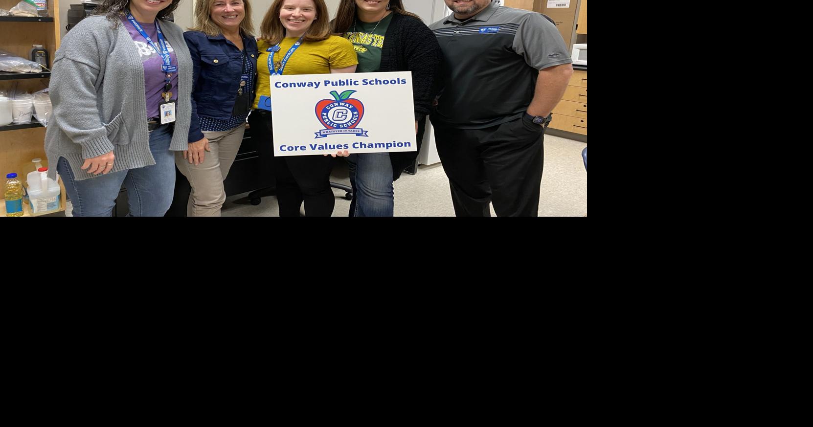 Conway names ninth Core Values Champion | News | thecabin.net