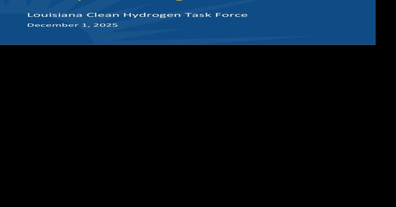 Hydrogen Task Force report | | thecentersquare.com