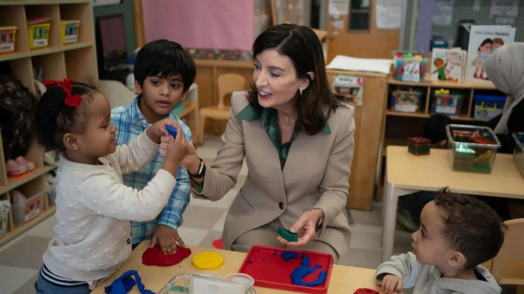 Hochul touts $4.5B child care plan | New York | thecentersquare.com