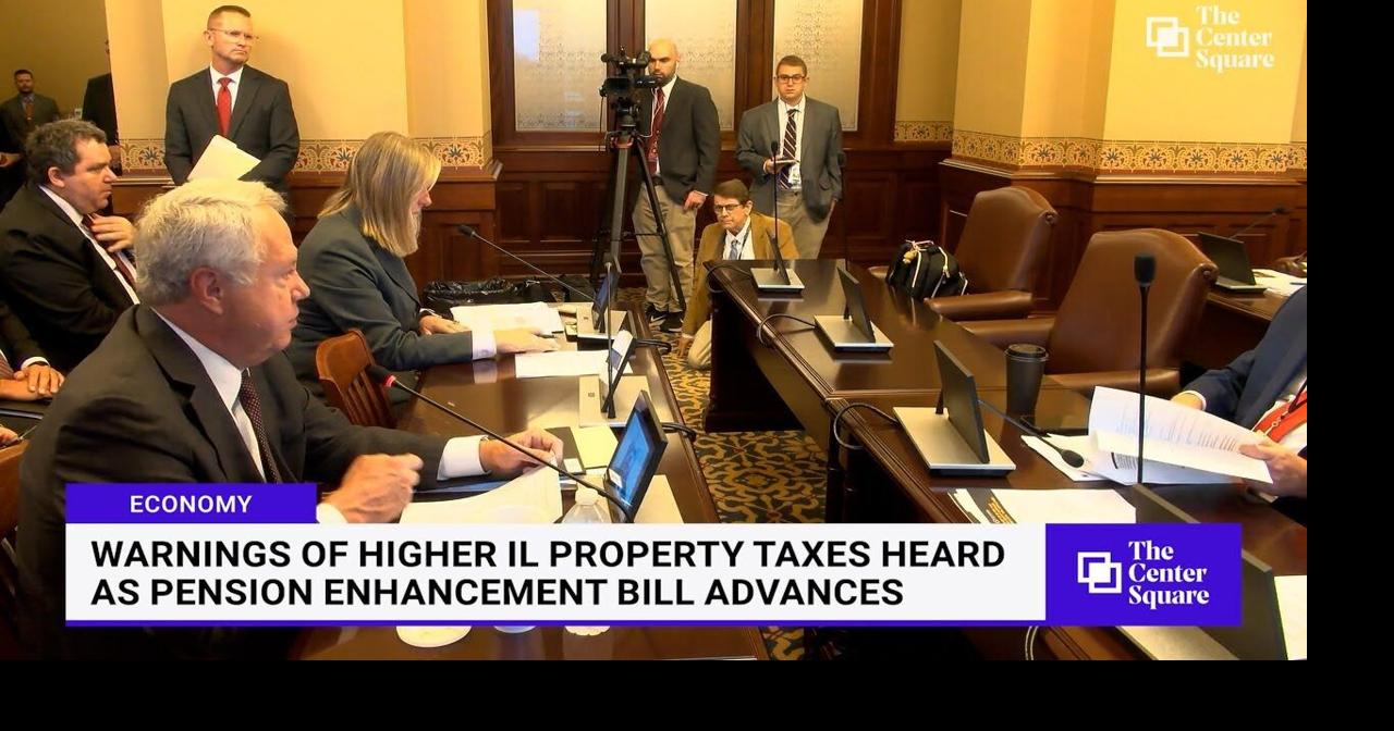 WATCH: Warnings of higher IL property taxes heard as pension bill ...