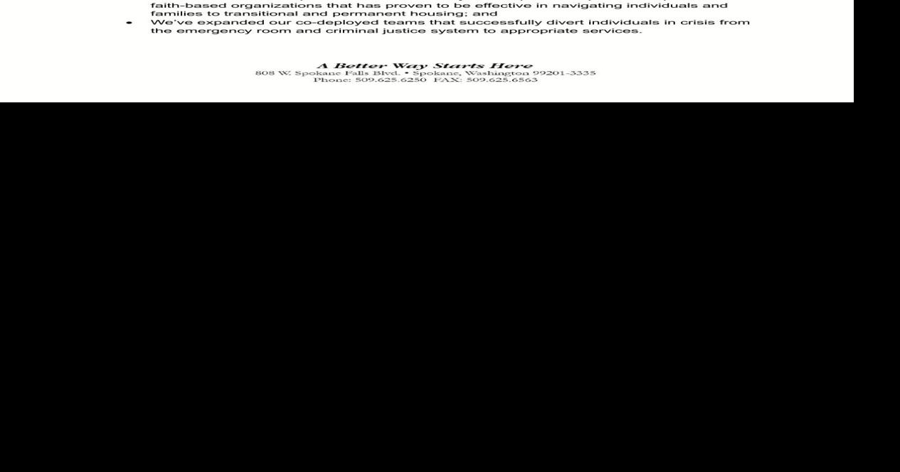 Spokane Mayor Lisa Brown's letter to Rep. Gregerson on HB 2489 ...
