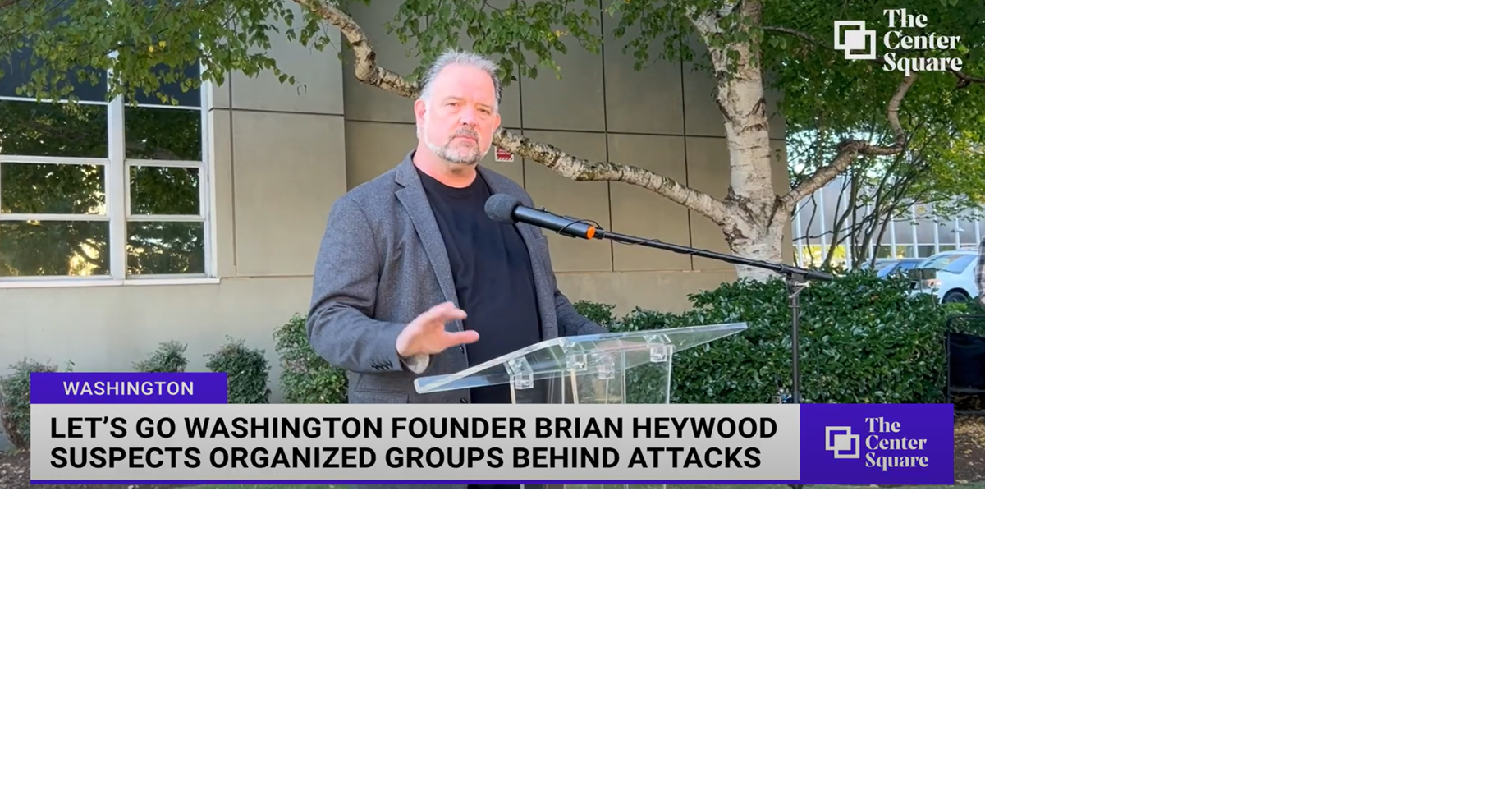 WATCH: Are organized agitators behind attacks on Let's Go WA signature ...