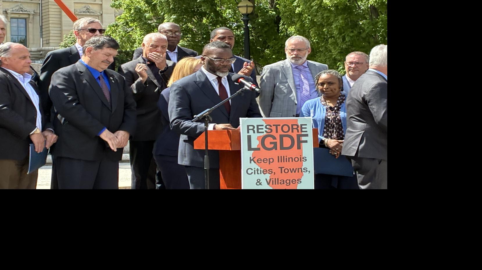 Johnson, municipal leaders statewide clash with Pritzker over local ...