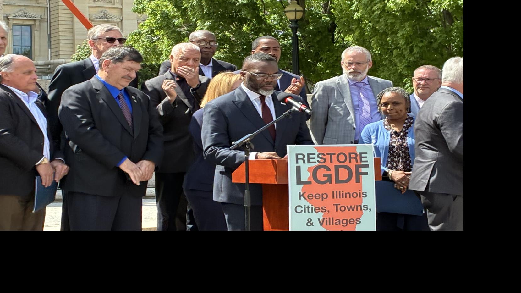 Johnson, municipal leaders statewide clash with Pritzker over local ...