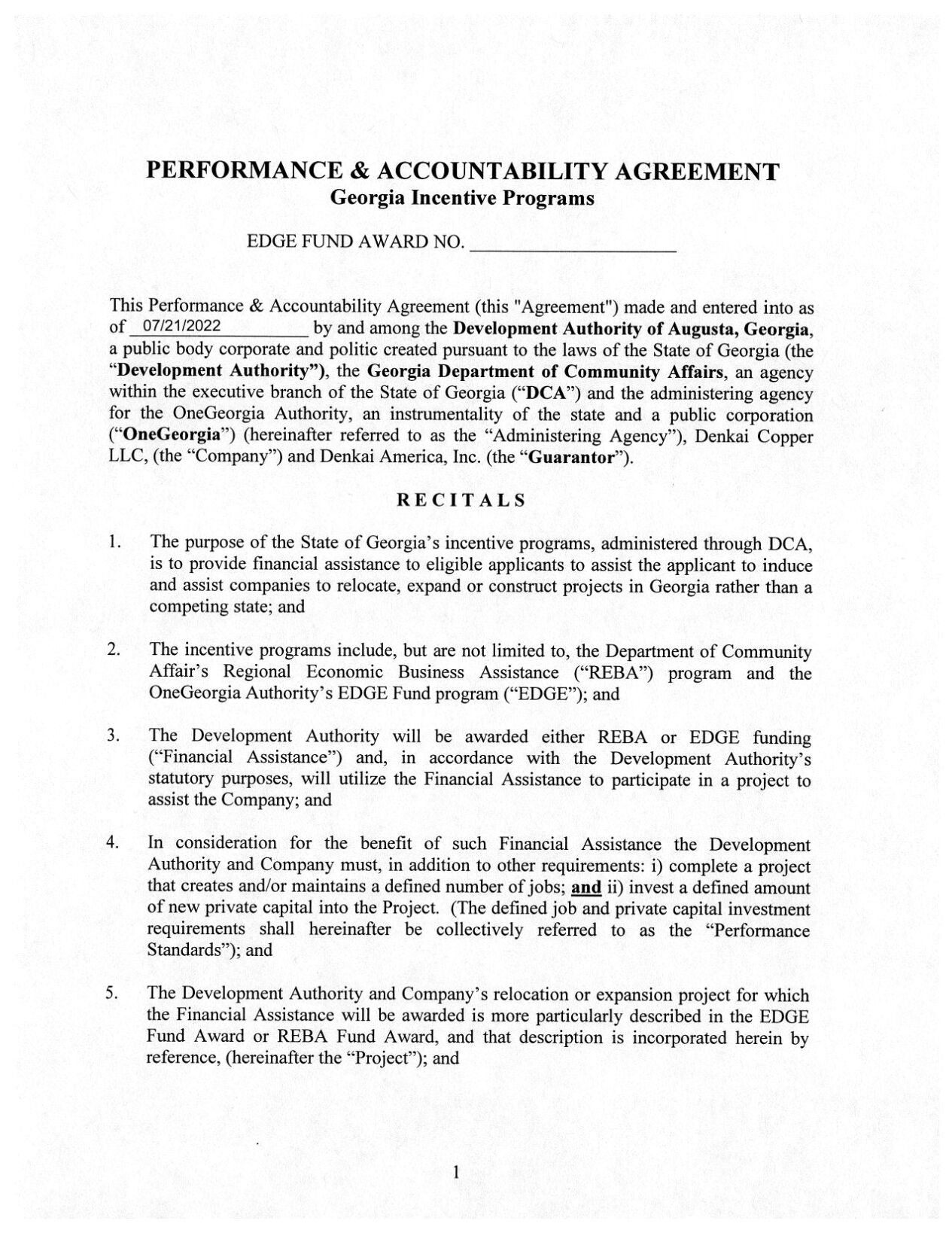 Georgia awards $1.85M grant to support Denkai America's new plant in ...