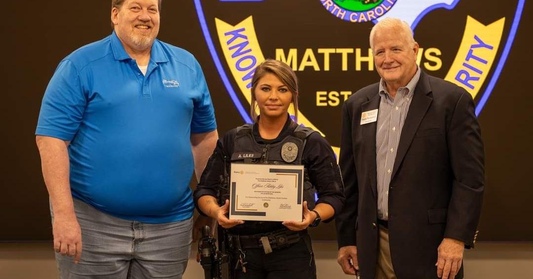 Rotary Club of Matthews honors Officer of the Quarter | Mmhweekly ...