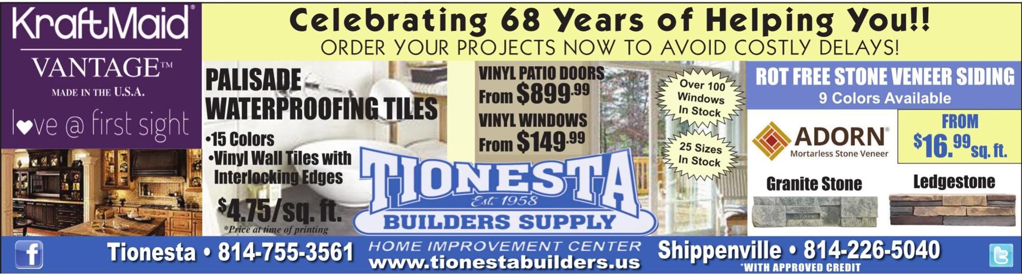 Tionesta Builders Supply | Display Ads | theclarionnews.com