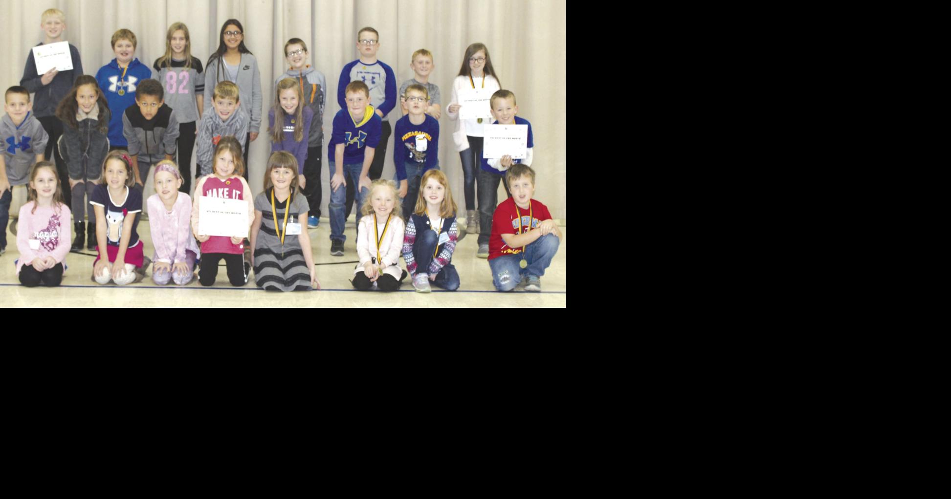 Keystone elementary students of the month 1018 | Academics ...