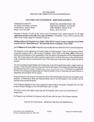 Public Hearing for Comanche EDC | Community & Notices ...