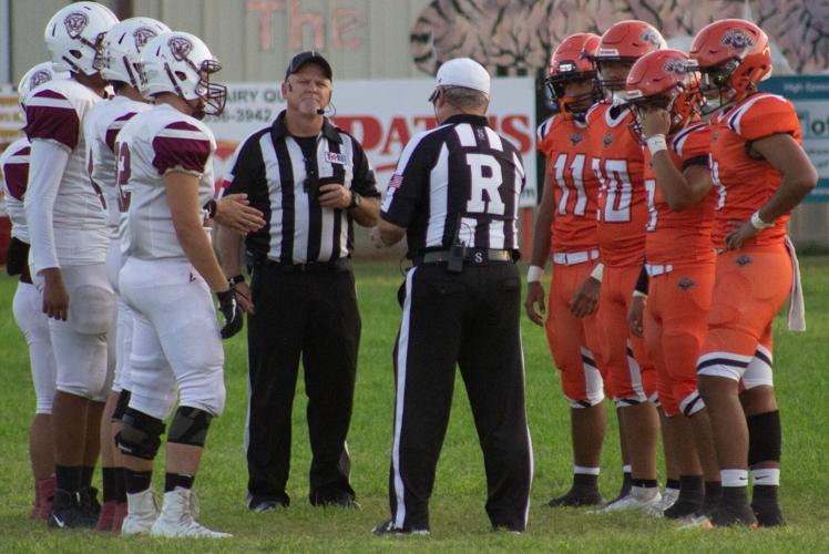Cranfills Gap Lions at Gustine Tigers varsity football game from ...