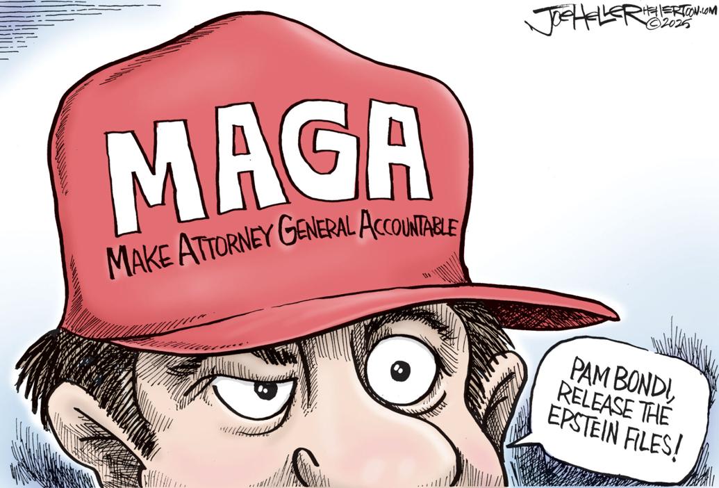 Heller Cartoon- MAGA Bondi | A E | thecomanchechief.com