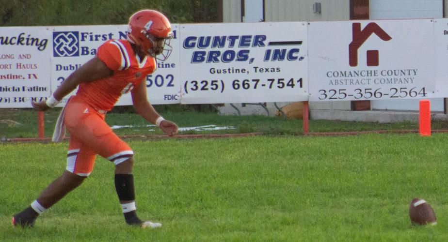 Cranfills Gap Lions at Gustine Tigers varsity football game from ...