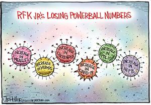 Heller cartoon- RFK Lottery | Comics Puzzles | thecomanchechief.com