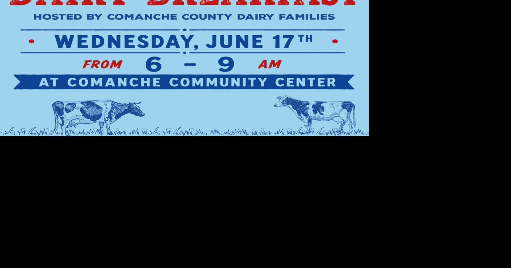 2026 Comanche County Dairy Breakfast | A E | thecomanchechief.com