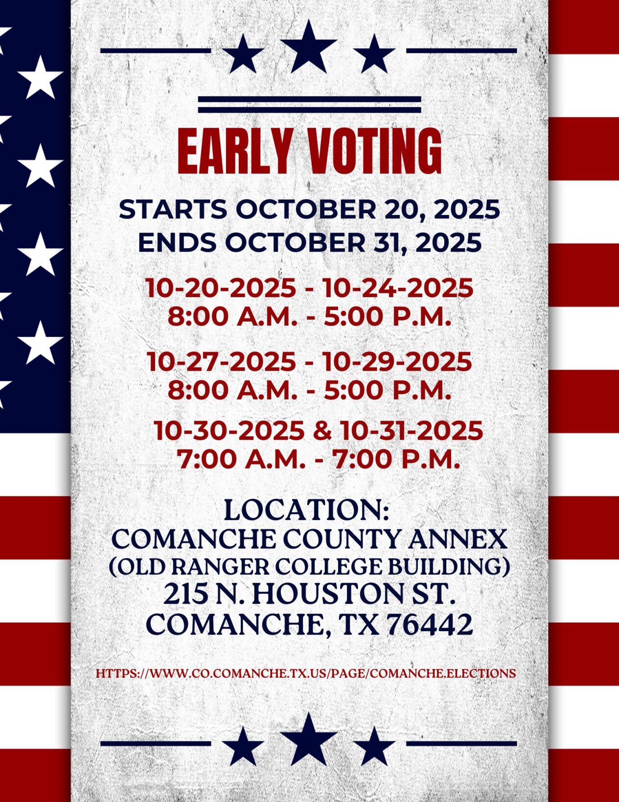 Constitutional Amendment Election is fast approaching | News | thecomanchechief.com