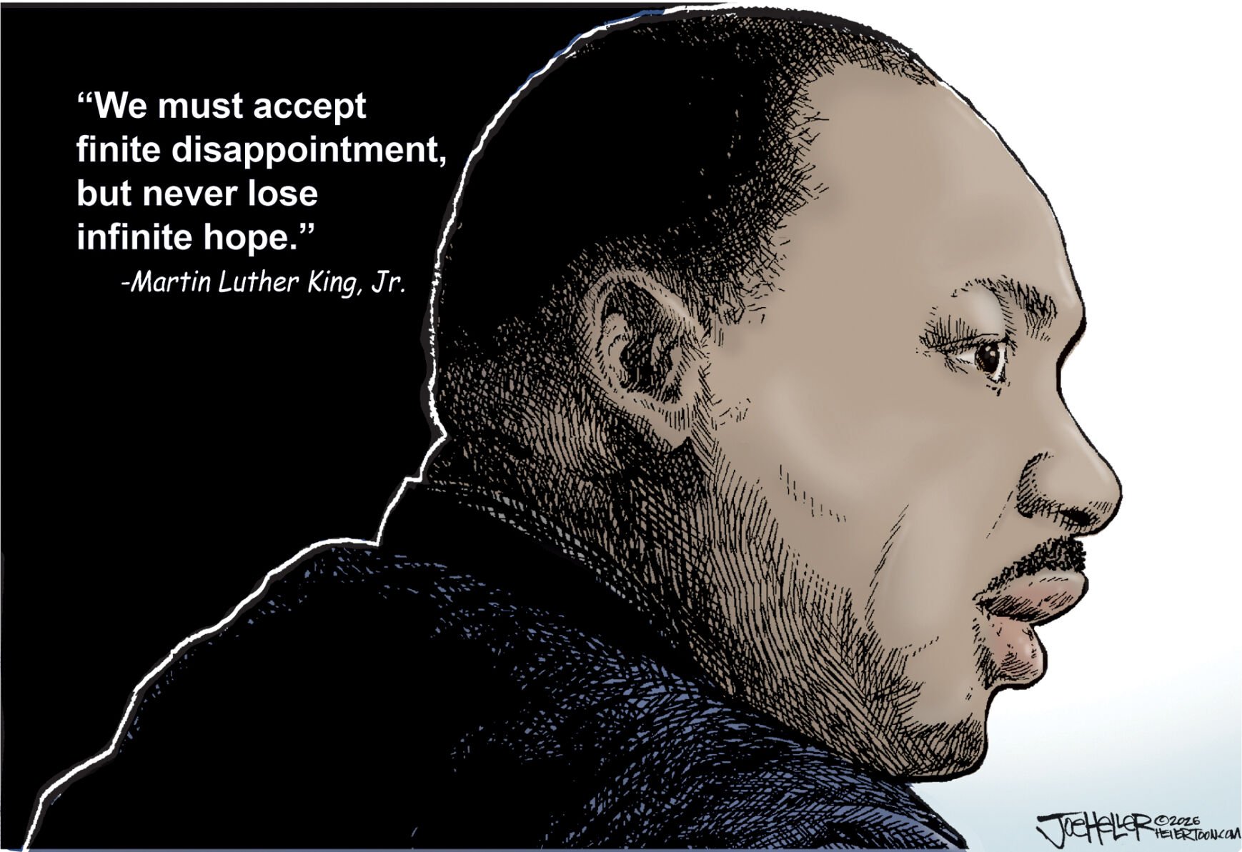 Heller cartoon- MLK Jr. Day | A E | thecomanchechief.com