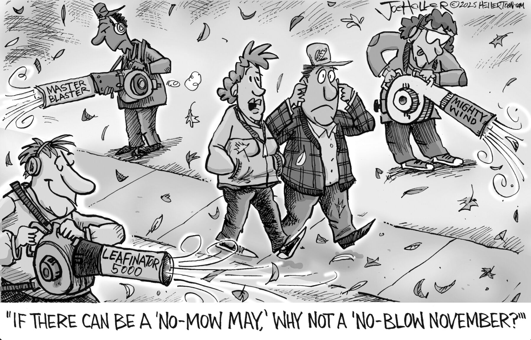 Heller cartoon- Blowers | A E | thecomanchechief.com