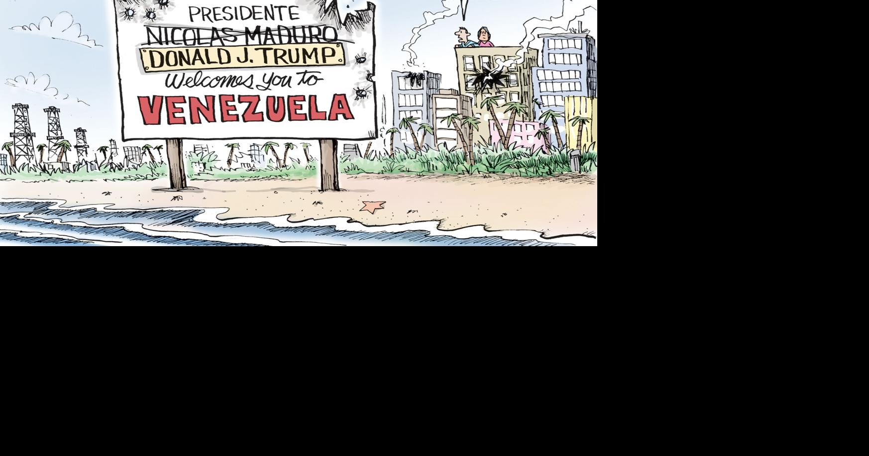 Heller cartoon-Venezuela | A E | thecomanchechief.com