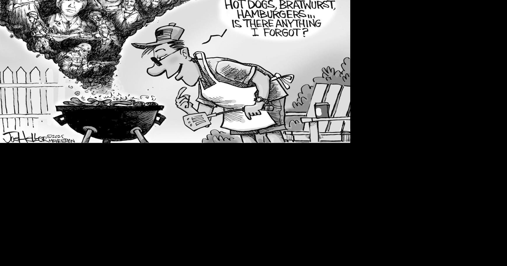 Heller Cartoon- Memorial Day | Comics Puzzles | thecomanchechief.com