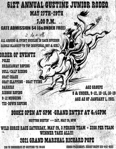 61st Annual Gustine Junior Rodeo | Entertainment | thecomanchechief.com