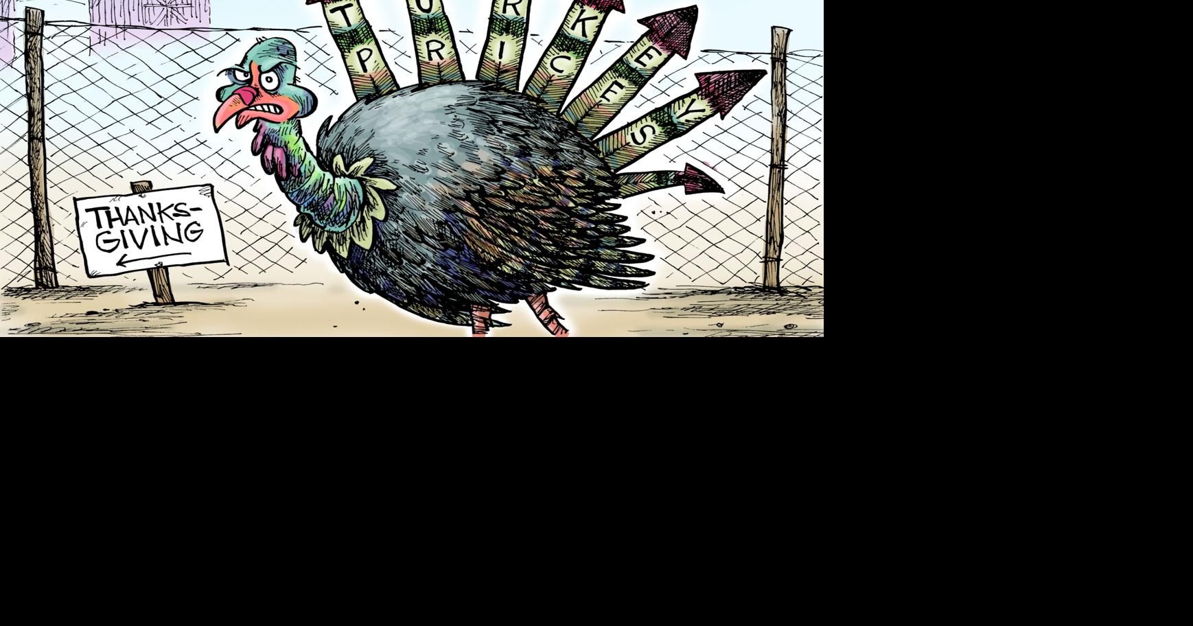 Heller Cartoon Turkey Prices | Comics Puzzles | thecomanchechief.com