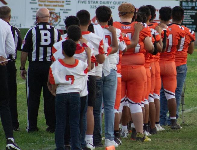 Cranfills Gap Lions at Gustine Tigers varsity football game from ...