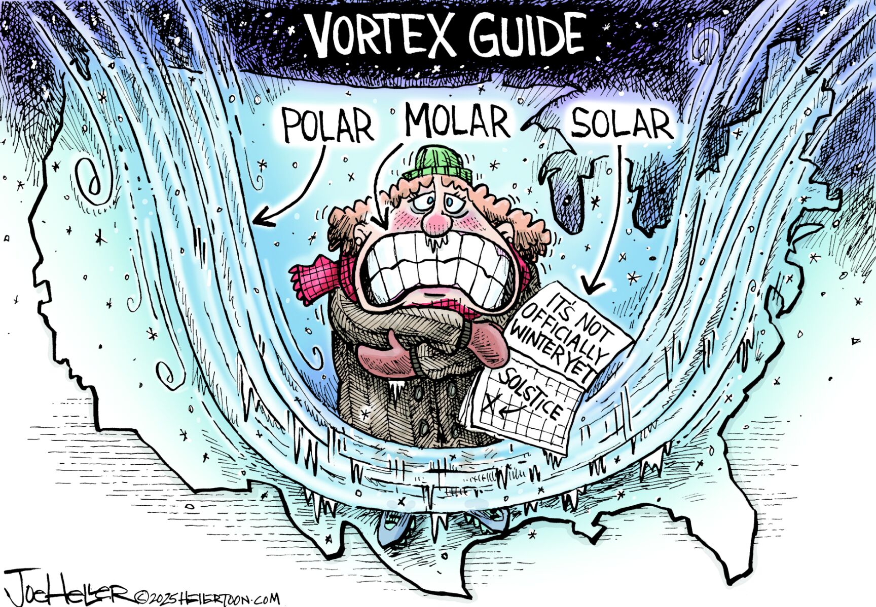 Heller Cartoon - Vortex | Comics Puzzles | thecomanchechief.com
