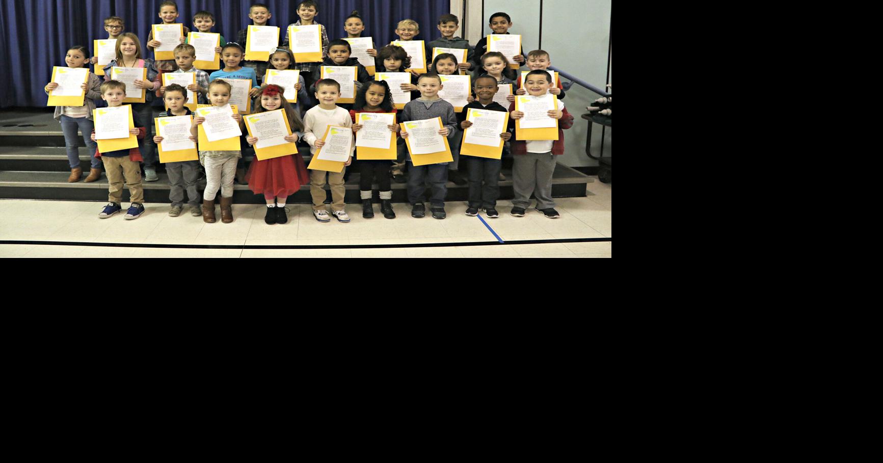 Hahn Elementary Lifeskill awards Pre-K" 2nd grade for December | Kids ...