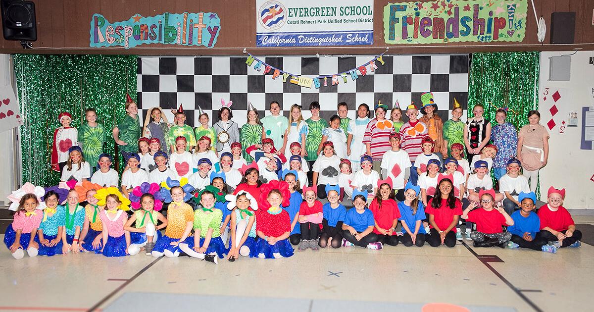 Evergreen's Cast A performed Alice in Wonder Land | Kids & Pets ...