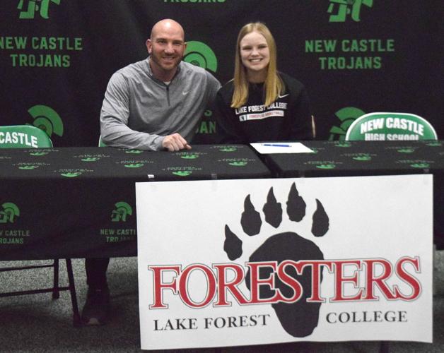 New Castle star Emma Hart signs LOI to attend Lake Forest College ...