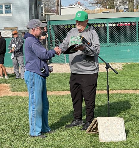 Risley honored with opening pitch | News | thecouriertimes.com