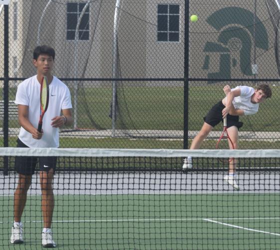 Trojans sweep Bearcats in boys tennis | Sports | thecouriertimes.com