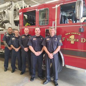 New Castle welcomes two new firefighters, three promoted | News ...