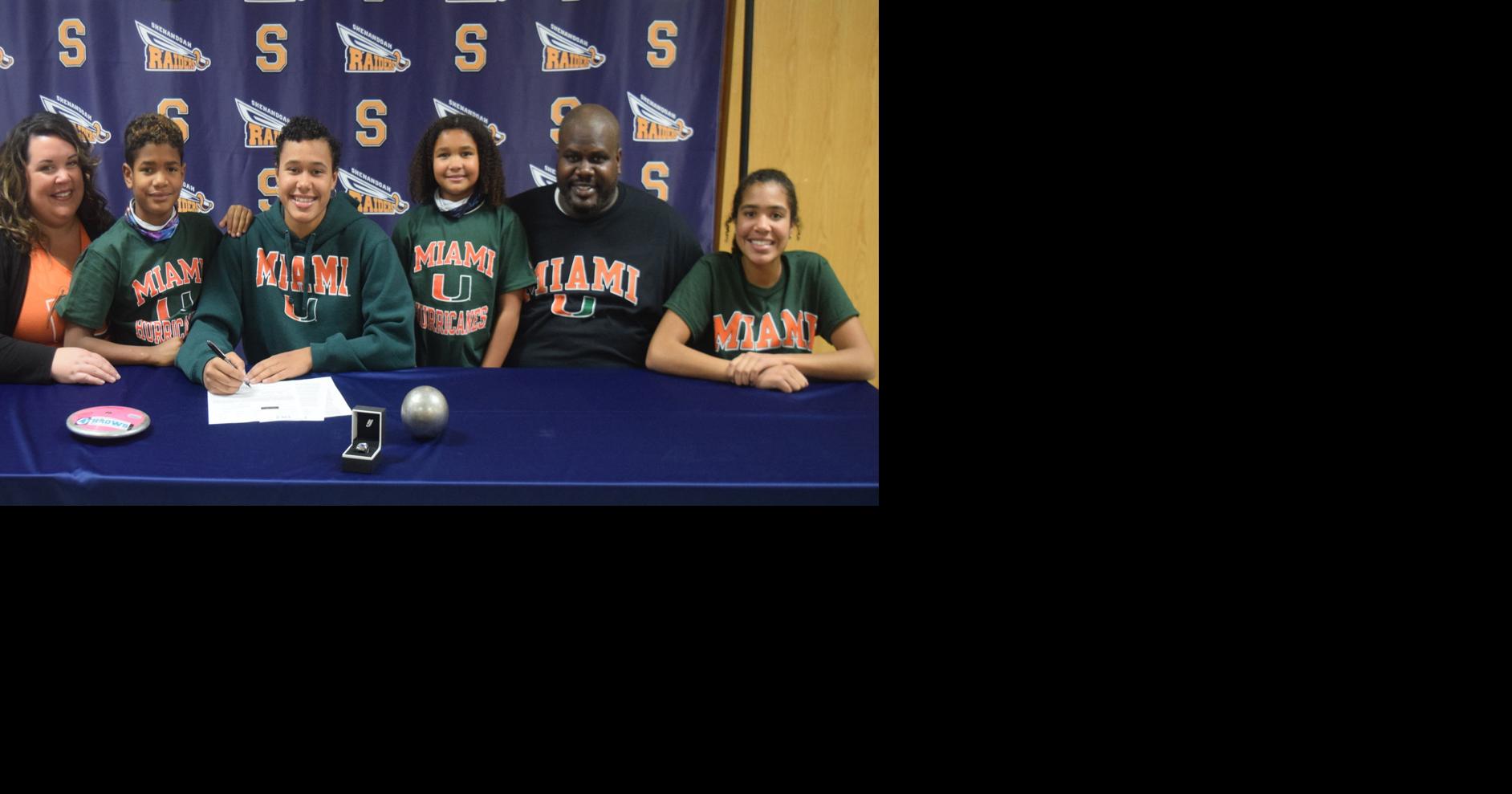 Raiders' Hill signs to throw for the University of Miami (Florida ...