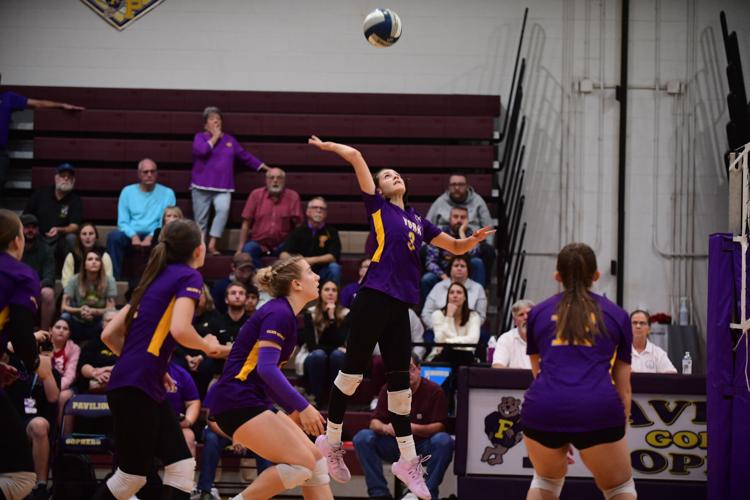 SEC. V GIRLS VOLLEYBALL: York falls short against C.G. Finney in Class ...