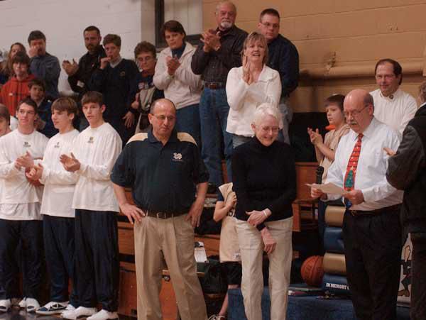 Notre Dame's Rapone and DiCasolo honored in court dedication | Sports ...