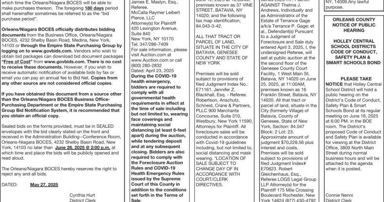 Legal Notices — 06.04.2025 | Legal Notices | thedailynewsonline.com