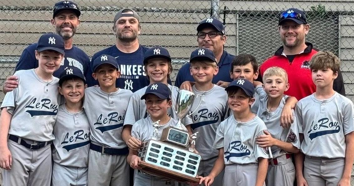 LE ROY LITTLE LEAGUE: Yankees take down Red Sox in three games, crowned ...