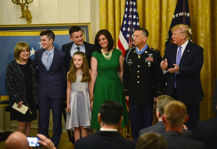 PHOTO GALLERY: Medal of Honor ceremony for David Bellavia by President Trump at the White House ...