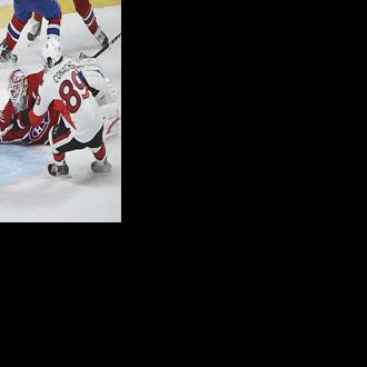 Cory Conacher Ottawa Senators Peter Budaj Montreal Canadiens | Sports ...