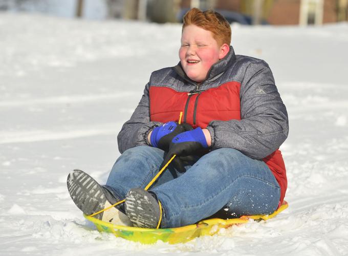 A Saturday of sledding at Centennial park | News | thedailynewsonline.com