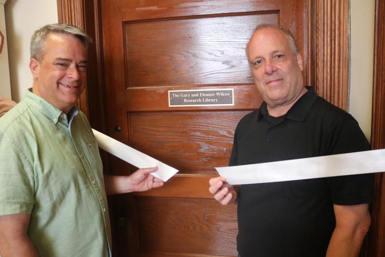 Le Roy Historical Society dedicates Gary and Eleanor Wilcox Library ...