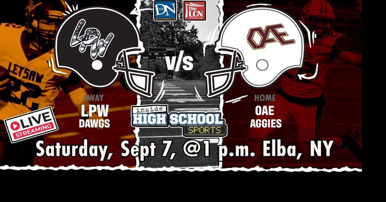 SEC. V FOOTBALL: Oakfield-Alabama/Elba vs. Letchworth/Perry/Warsaw ...