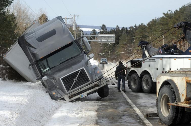 PHOTOS: Semi crash closes Route 20A | Top Story | thedailynewsonline.com